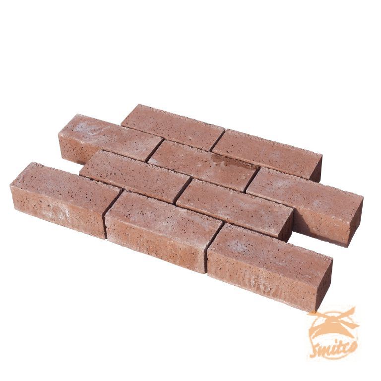 Schellevis Dikformaat 21x7x8 Rood/Bruin | Smitco Tuinhout en Sierbestrating