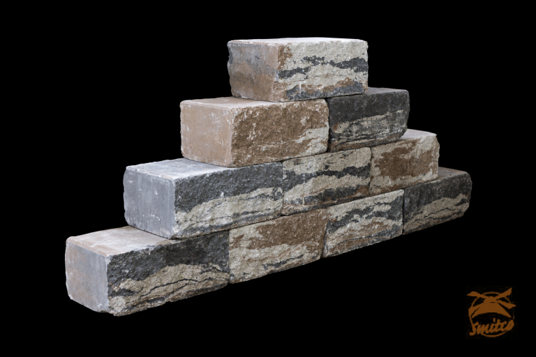 Straight Block 35X20X15 Cm. Kilimanjaro | Smitco Tuinhout en Sierbestrating
