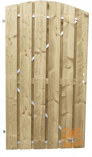 Jumbo Deur Toog Verticaal Op Stalen Deurframe 100 x 180 cm. W306309 =V ...