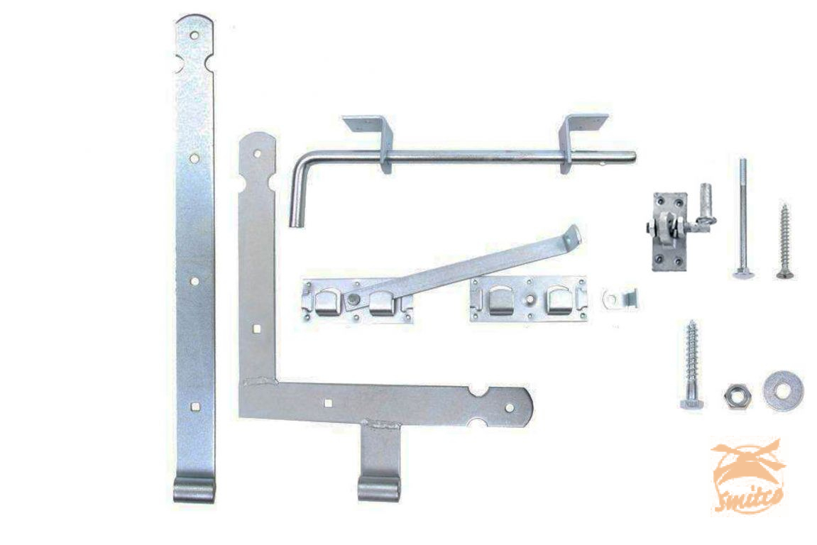 Poortbeslag t.b.v. Dubbele Poorten W19040 | Smitco Tuinhout en ...