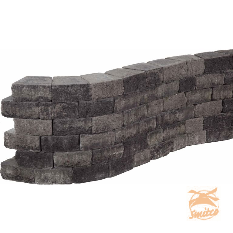 Pilestone Trapezium 23/16X21,5X10 Gothic | Smitco Tuinhout en Sierbestrating