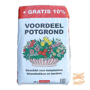 Zak Aktie Potgrond 30 liter | Smitco Tuinhout en Sierbestrating