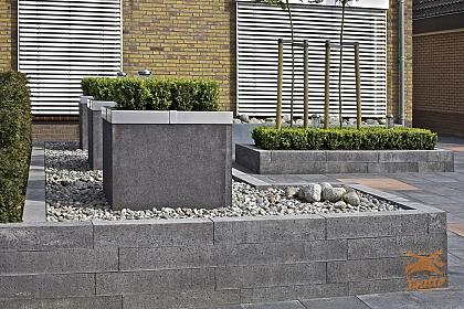 Schellevis Stapelelement 75x15x15 Antraciet =V | Smitco Tuinhout en ...